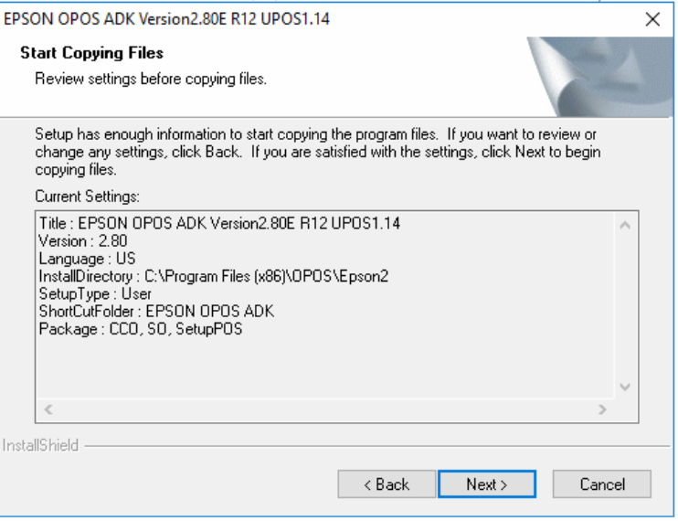 USB Epson OPOS Printer Configuration for Idealpos
